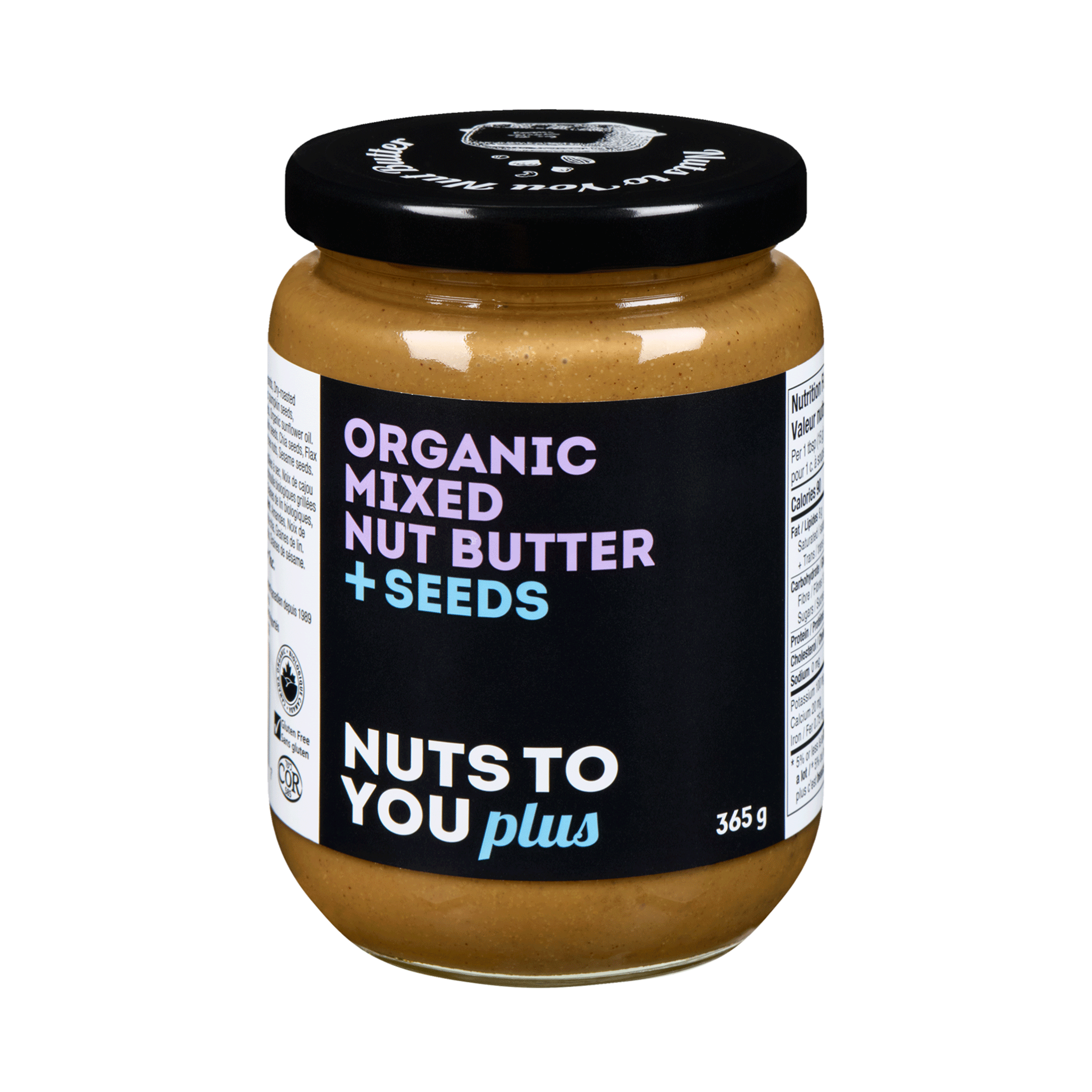 Nuts To You Plus Organic Mixed Nut Butter + Seeds, 365g – Rise Market