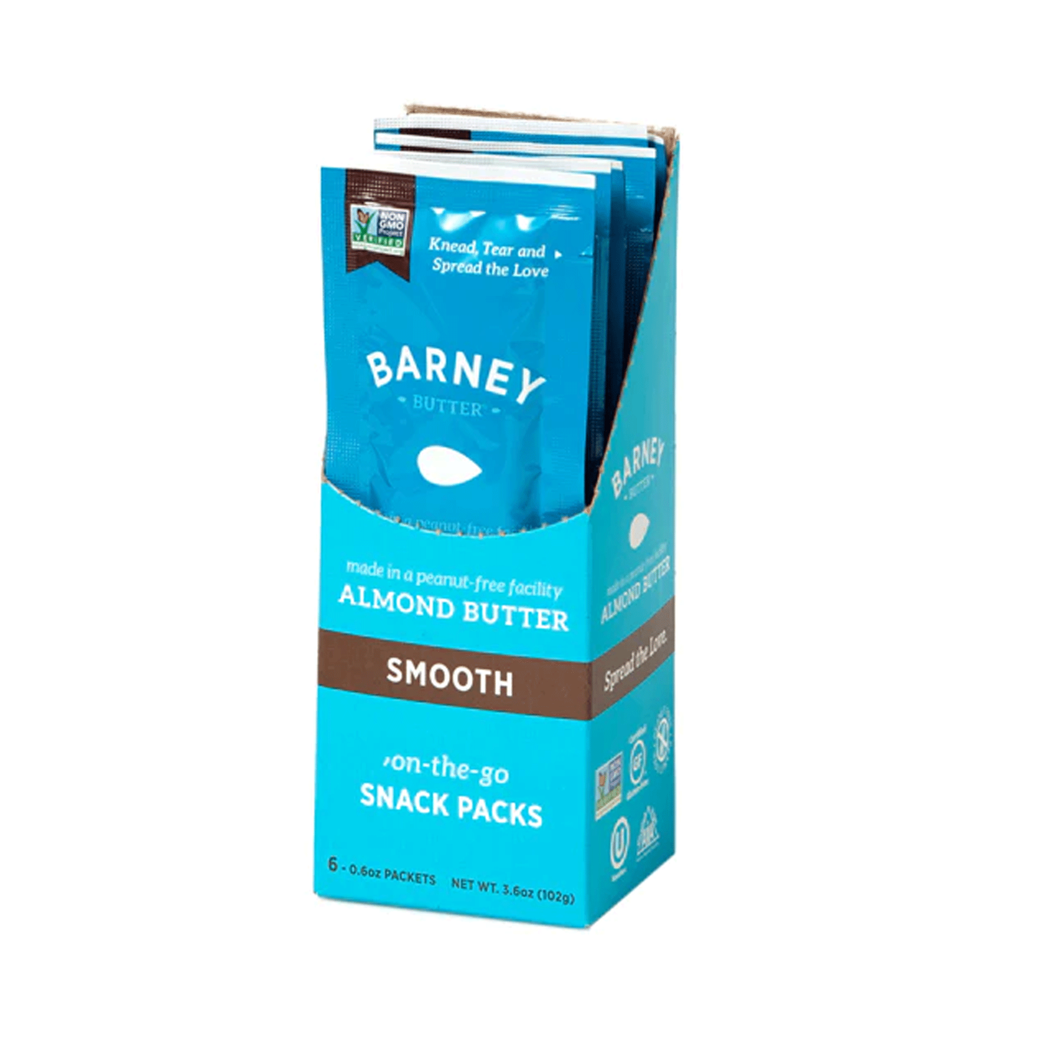 Barney Butter Almond Butter Snack Packs Smooth, 6 Pack – Rise Market