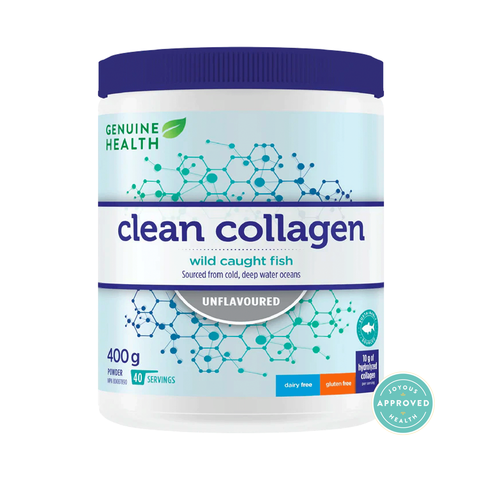 Genuine Health Marine Clean Collagen, Unflavoured Hydrolyzed Collagen ...