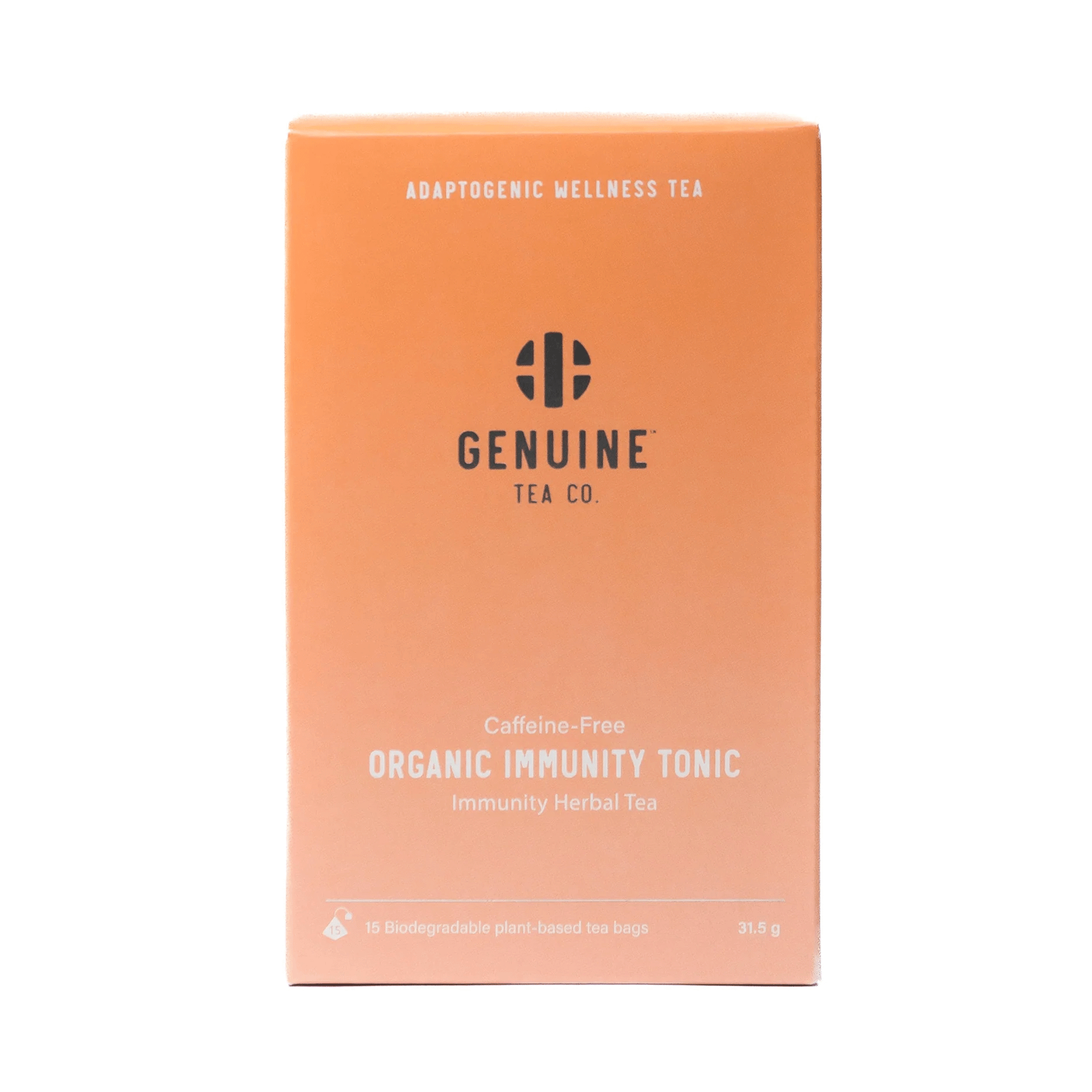 Genuine Tea Organic Immunity Tonic Pyramid Tea, 15 Bags – Rise Market