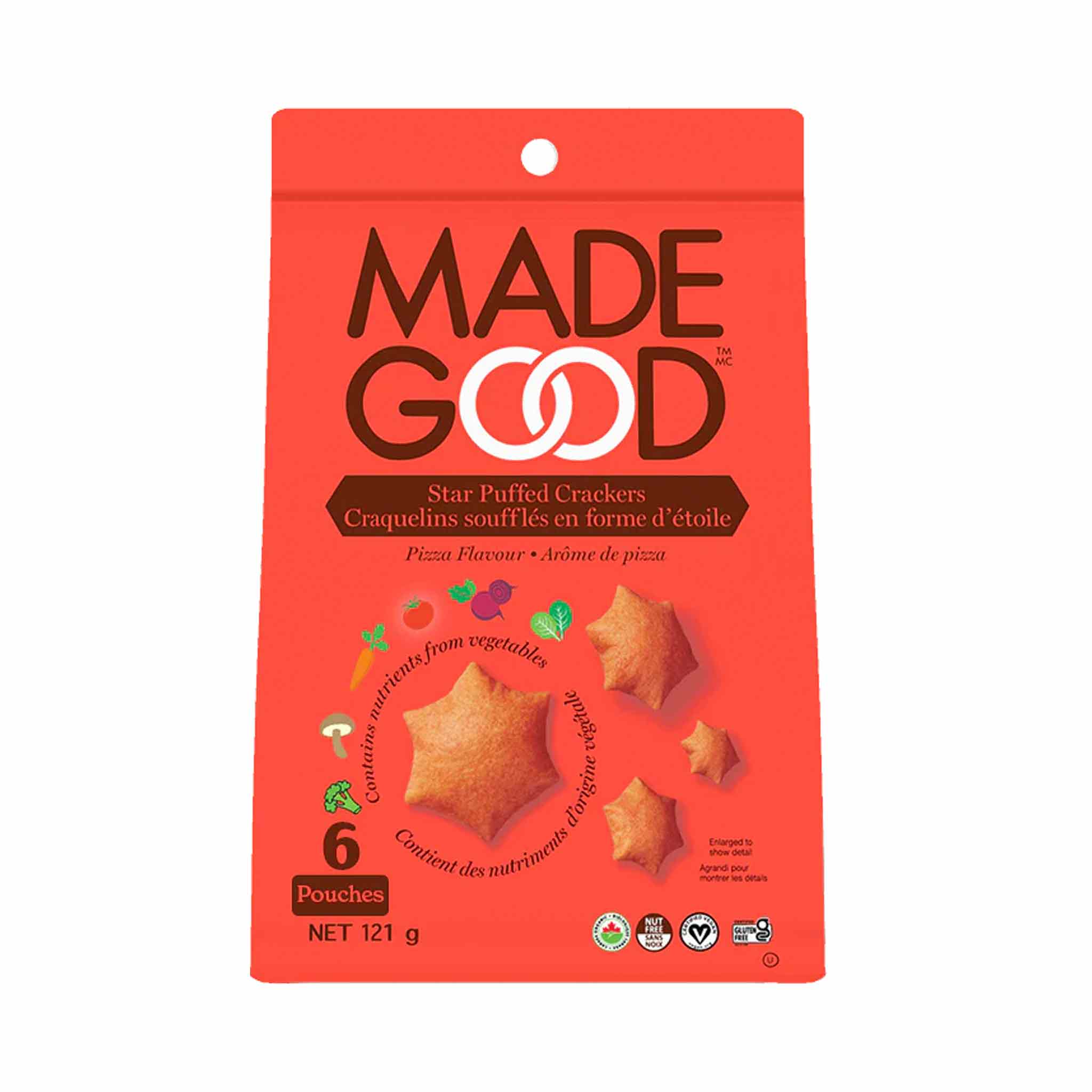 Made Good Organic Star-Puffed Crackers - Pizza, 121g – Rise Market