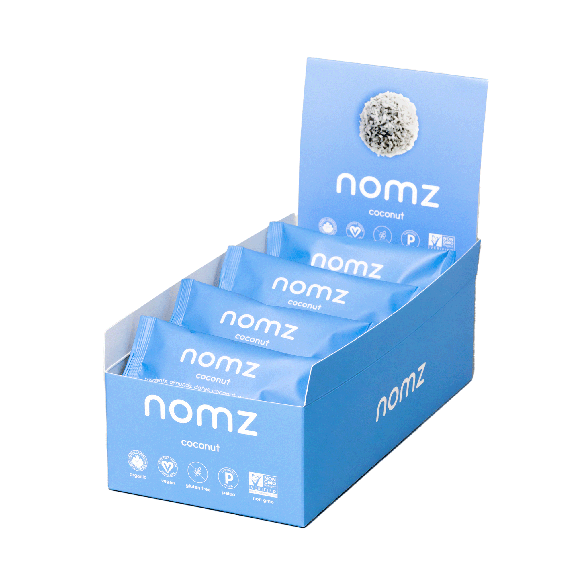 Nomz Coconut Energy Bites, 12x40g – Rise Market