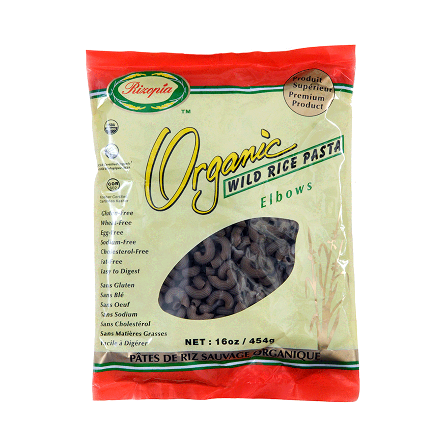 Rizopia Organic Wild Rice Elbows, 454g – Rise Market